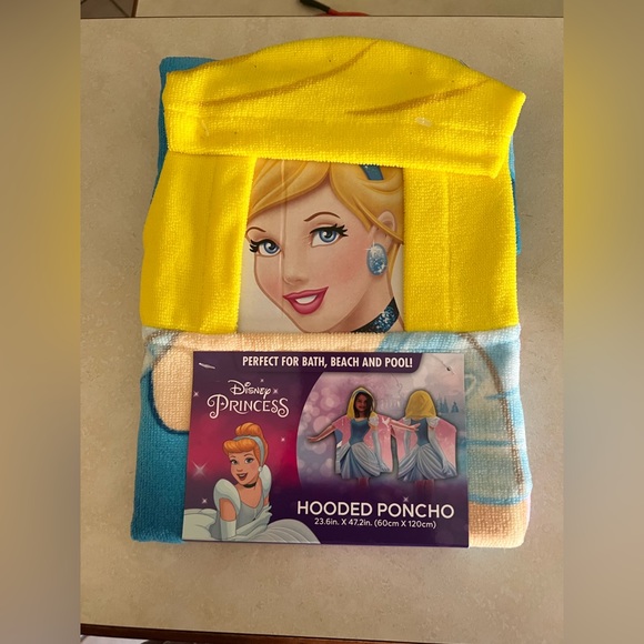 Disney | Swim | Disney Princess Hooded Poncho Nwt | Poshmark